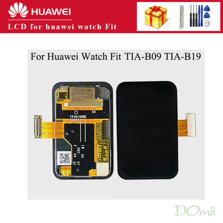 สำหรับนาฬิกา Huawei ดั้งเดิม TIA-B09ฟิล์มกระจกติดหน้าจอกระจกกันรอยดิจิตอลขนาดจอแสดงผล LCD แบบ ...