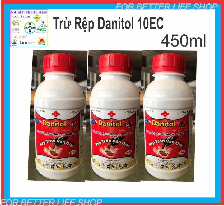 DANITOL S 50EC Trừ nhện gié, nhện đỏ, rệp sáp, sâu đục cành, bọ trĩ ...