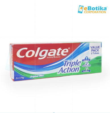 Colgate Toothpaste Triple Action Original Mint (2x175G) | Lazada PH