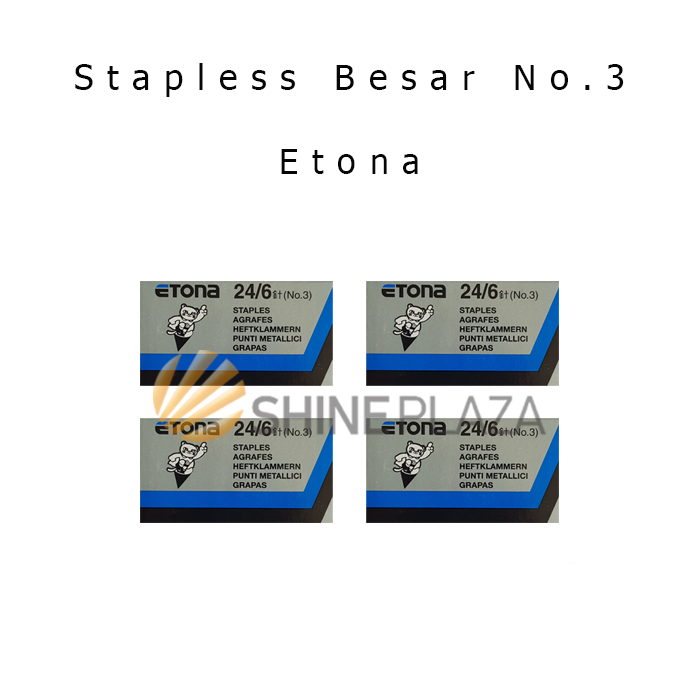 Isi Staples Besar Etona No.3 - Refill Hekter Jepretan Stepler Etona No ...