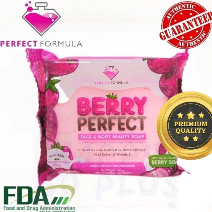 ORIGINAL BERRY PERFECT SOAP Perfect Formula 100 GRAMS Happy Go Plus ...