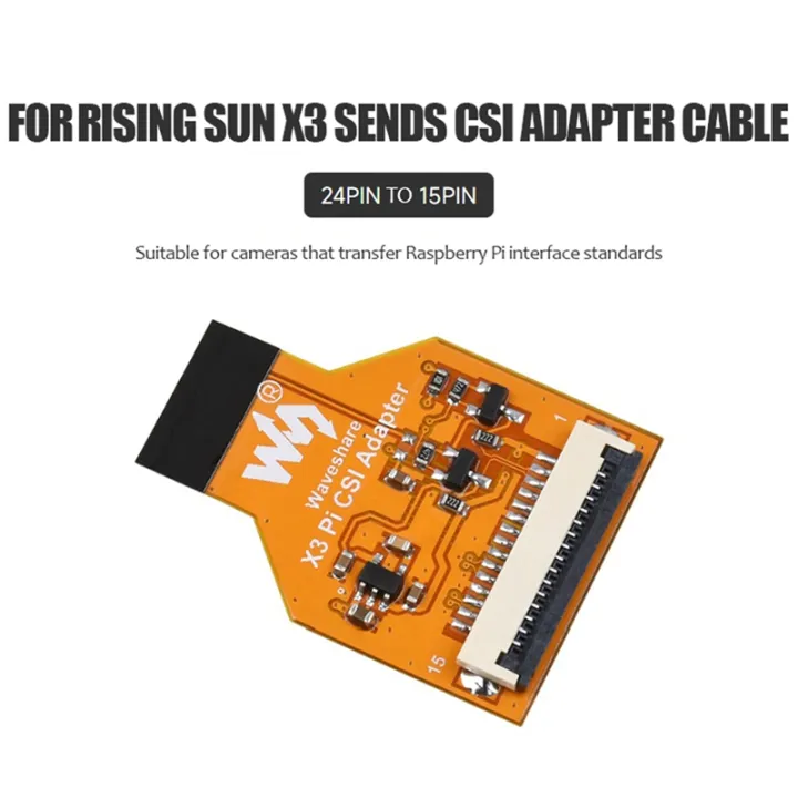 Waveshare X3 Pi CSI Adapter Cable 24PIN to 15PIN Camera Connection ...