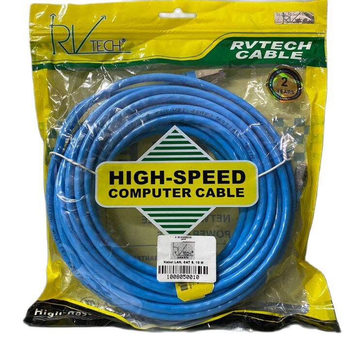 Cable Lan Cat6 RvTech 10 Meter Kabel UTP Lan Cat6 RJ45 Networking ...