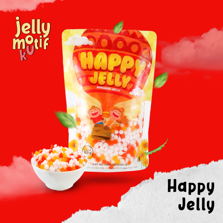 Topping Minuman Rainbow Jelly Happy Jelly Kosena 500gr | Lazada Indonesia