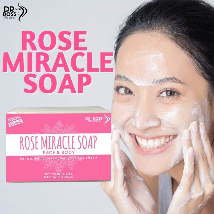 Dr. Ross Rose Miracle Soap 135g | Exfoliating | Anti-Aging | Whitening | Acne Treatment | Lazada PH
