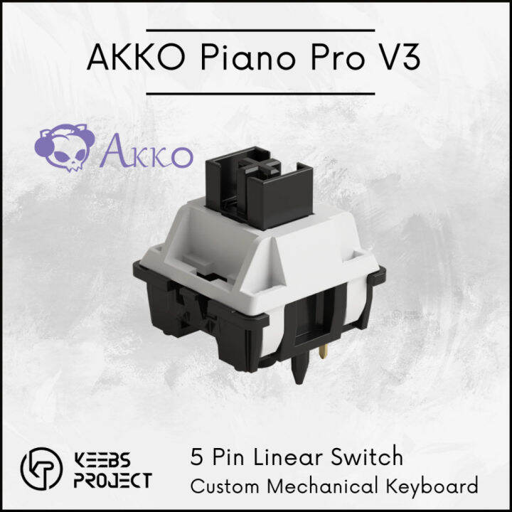 [Ready Stock] New Akko Piano Pro V3 Linear 5pin Linear Switches for ...
