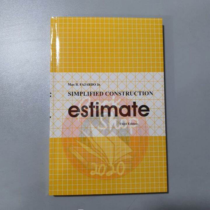 ☜Simplified Construction estimate Third Edition♕ | Lazada PH
