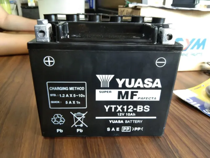Yuasa YTZ4V Honda 100% original battery 12V Honda Dash Alpha EX5 | Lazada