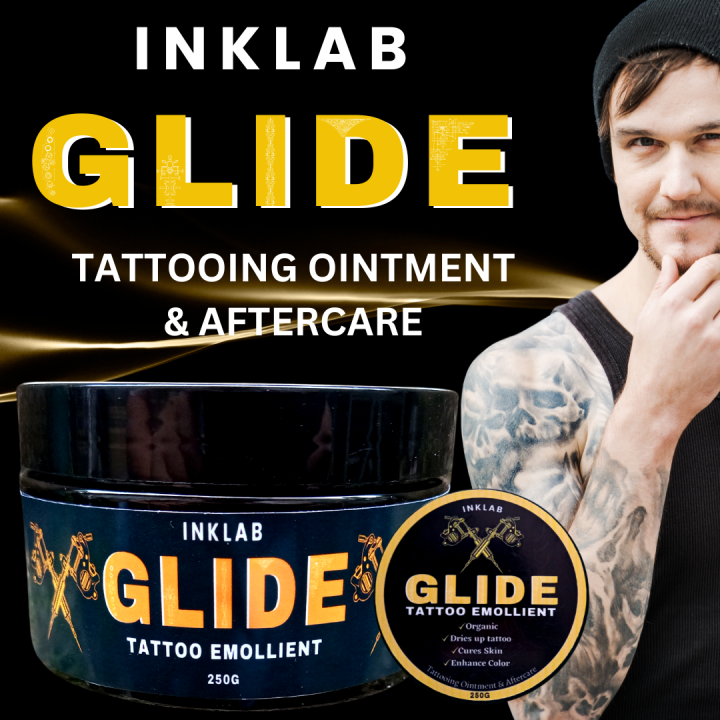 [JINKEE SKIN] INKLAB GLIDE TATTOO OINTMENT | TATTOO EMOLLIENT | 100% ...