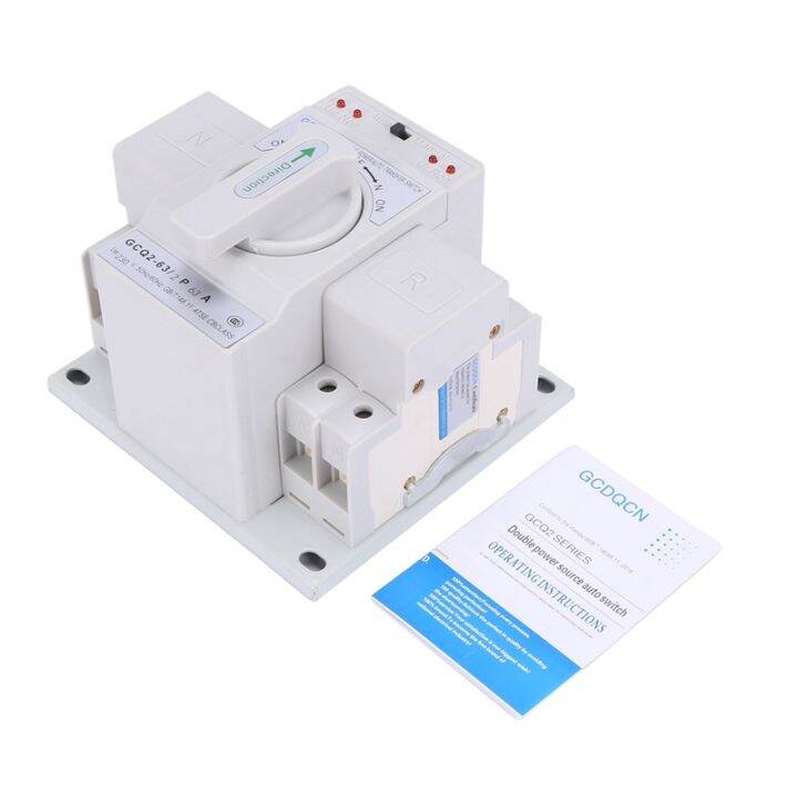 2X Dual Power Automatic Transfer Switch 2P63A Switch Gear Switch Cb ...