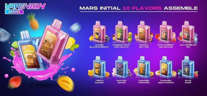 Vapengin Mars Up To 4000 Puffs Disposable Vape Pod 500 mAh Battery | Lazada PH