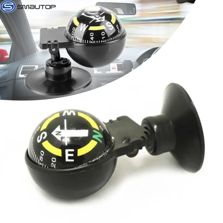 Car Compass Pocket Mini Ball Dash Dashboard Car Mount Navigation ...