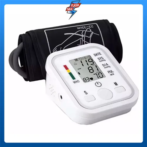 Electronic Digital Blood Pressure Monitor Microcomputer Intelligent Arm ...
