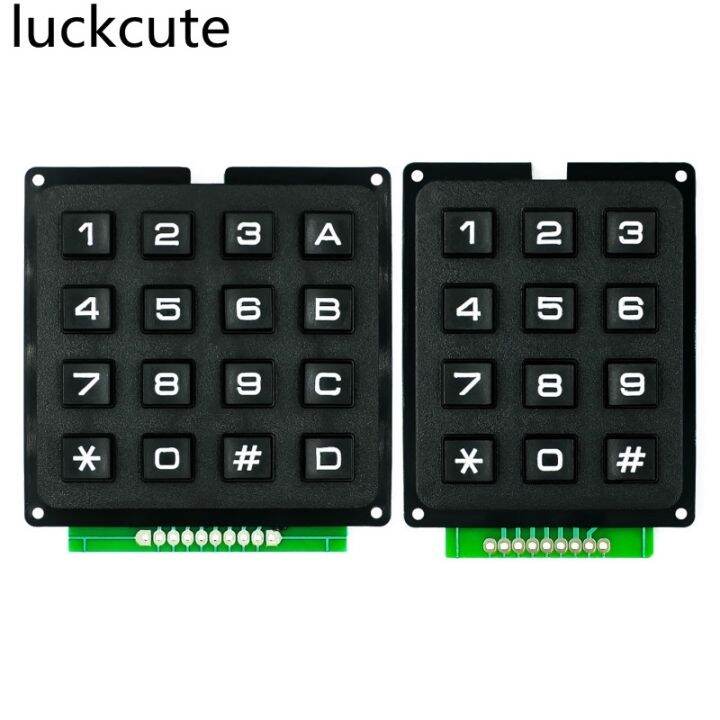 【ready Stock】 4 X 4 4 X 3 Matrix Array 12 16 Keys 4x4 4x3 Switch Keypad