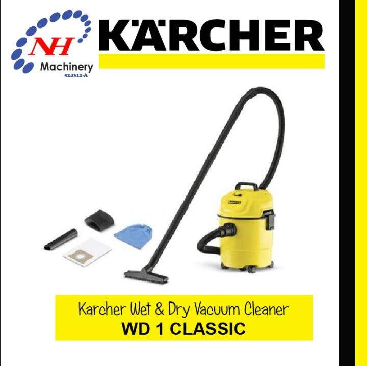 Karcher WD 1 CLASSIC - Wet & Dry Vacuum Cleaner | Lazada