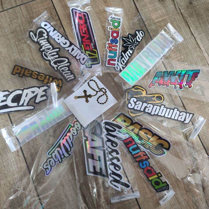 ASSORTED WATERPROOF STICKER | Lazada PH