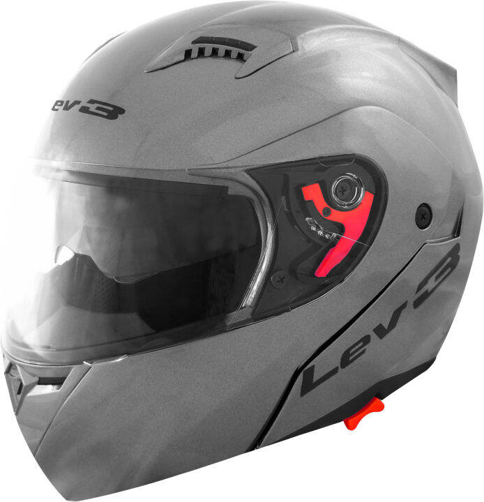 Lev3® Modular BJ-5710 Plain Motorcycle Helmet | Lazada PH