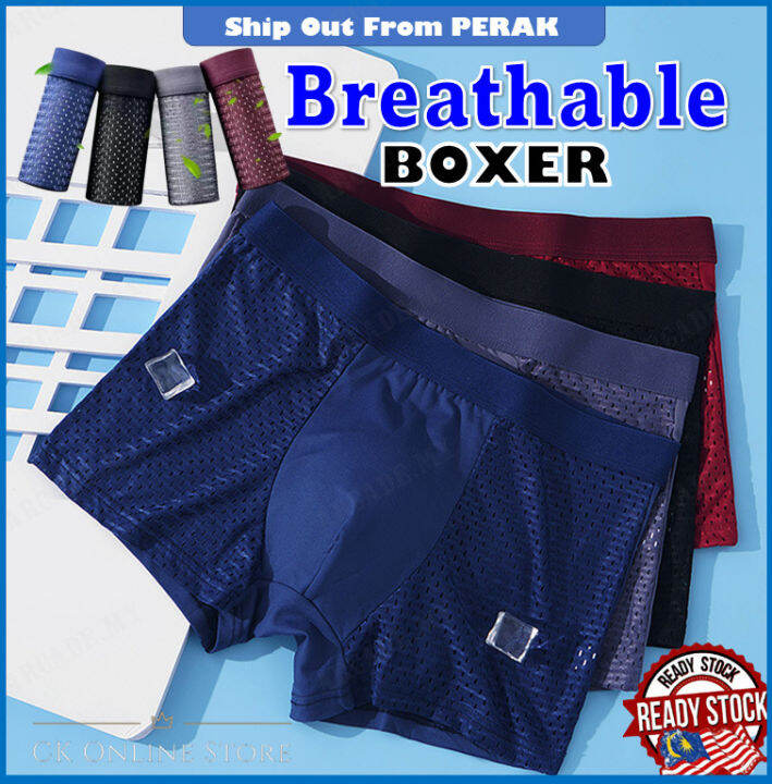 arcade Men Mesh Boxer Shorts Boxer Brief Underwear | Lazada