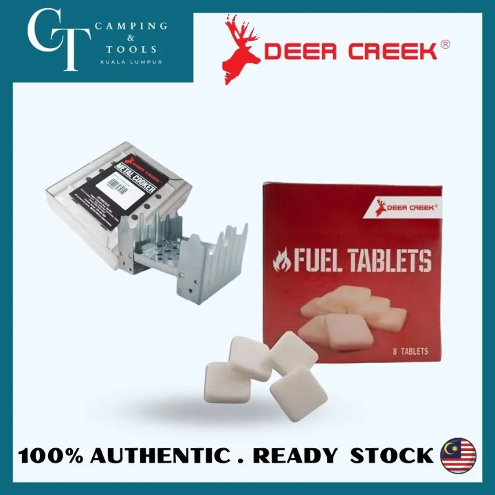 Deer Creek Hexamine Cooker Set (Stove+Solid Fuel) | Lazada