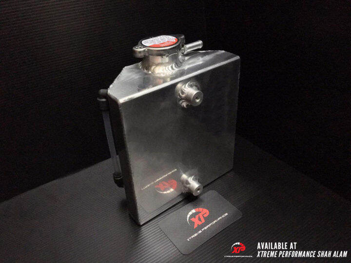 RADIATOR SPARE TANK ALUMINIUM TRIANGLE TYPE UNIVERSAL SARD | Lazada