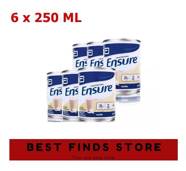 Ensure Liquid Nutrition Vanilla, 250 ml - Pack of 6 | Lazada PH