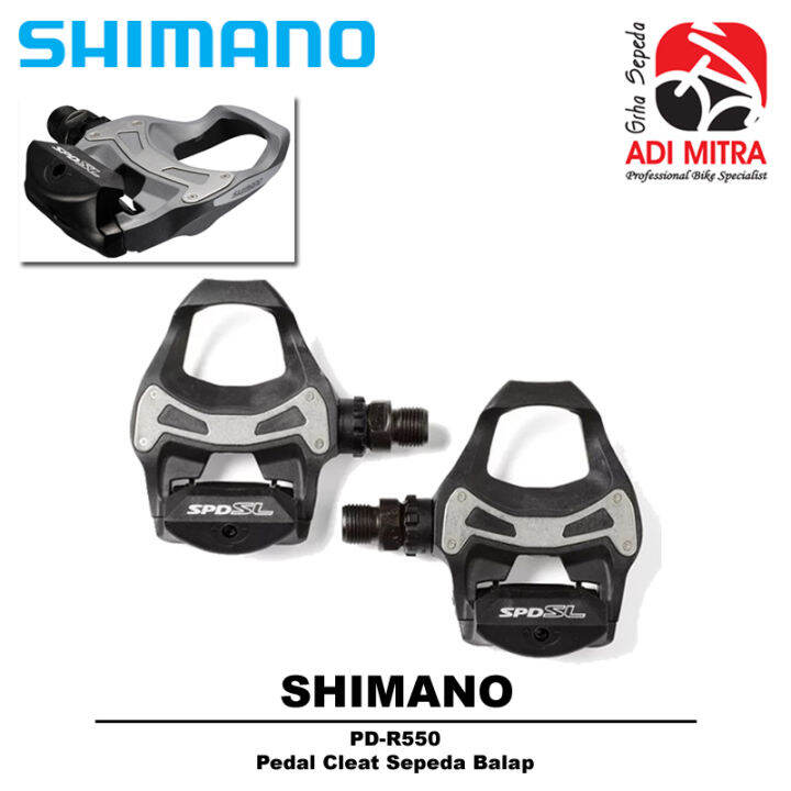 Shimano PD-R550 Pedal Cleat Sepeda Balap Road Bike | Lazada Indonesia