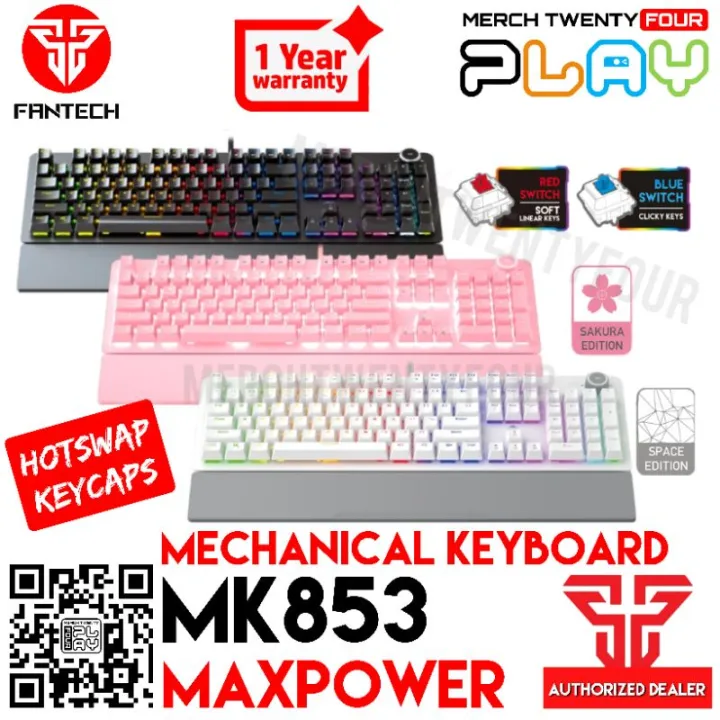 Factory direct sale Maxpower mk853 Gaming Mechanical keyboard Fantech ...