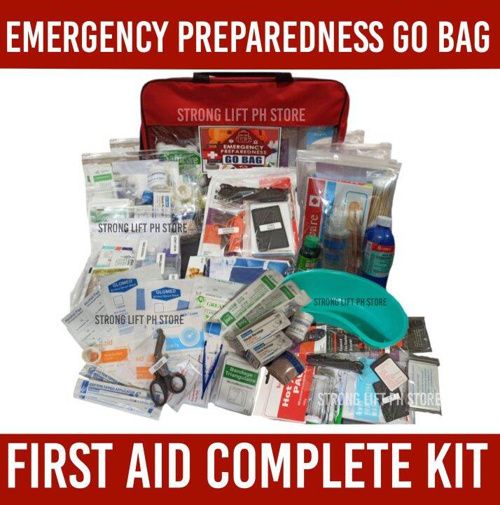 First Aid Emergency Go Bag First Aid Kit Essentials For Home And