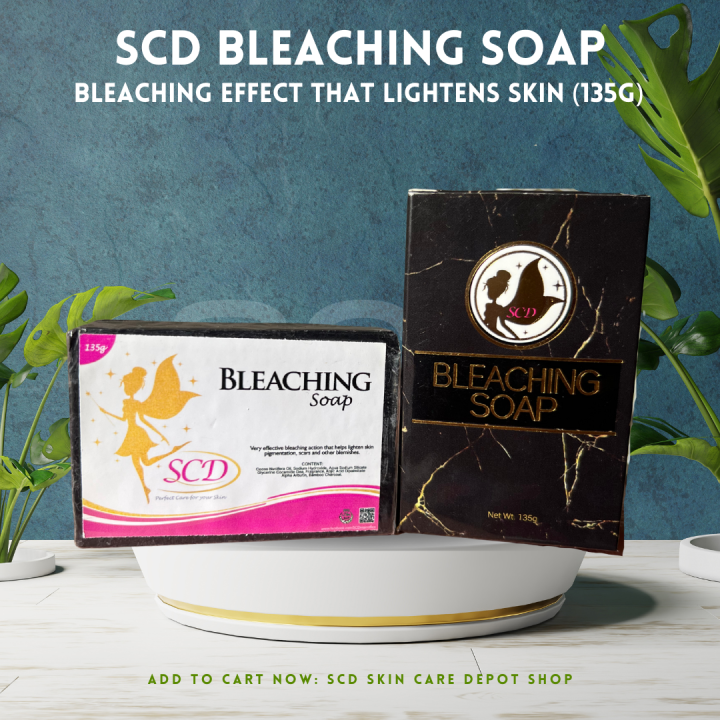 SCD Bleaching Soap 135g w/ FREEBIES (Bleaching Effect that Lightens the ...