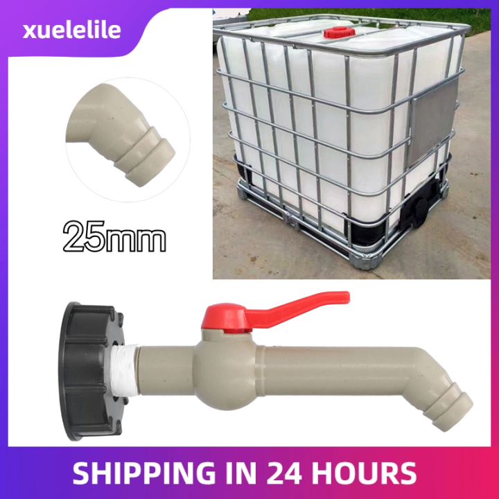 Water Tanks Valve Connector IBC Tank Adapter Fittings Outlet Butt ...