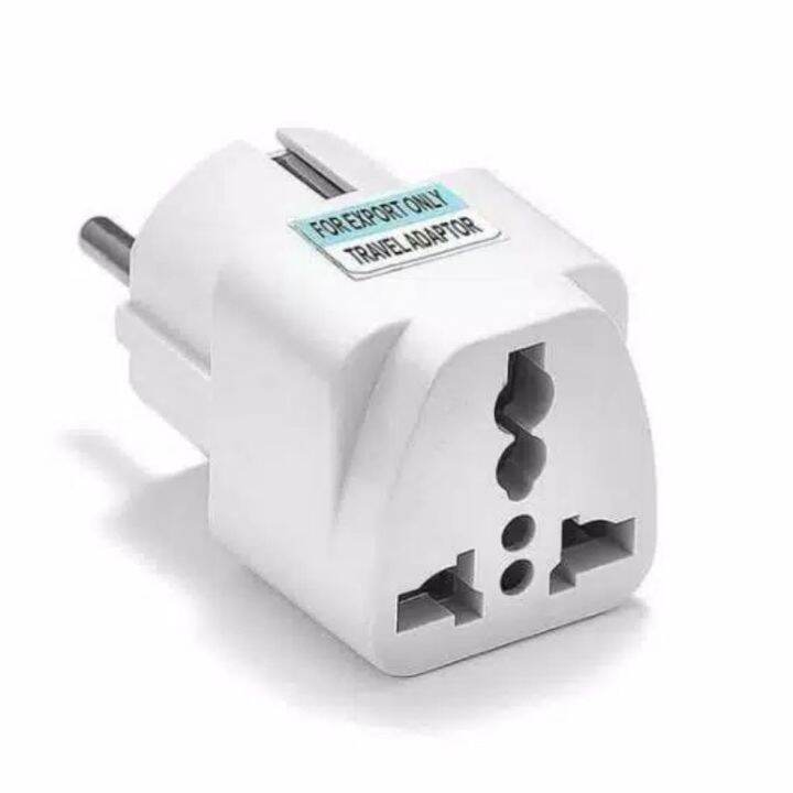 Steker Konversi /Over Steker Adaptor Colokan Pipih /Gepeng Ke Bulat ...
