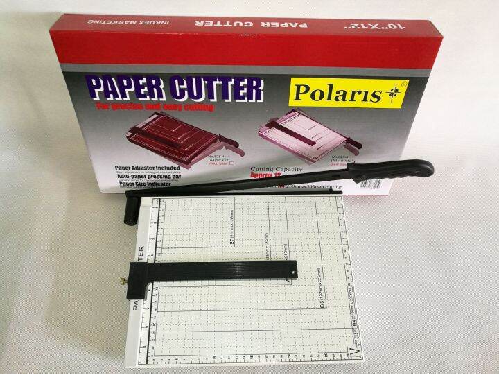 POLARIS METAL BASE PAPER CUTTER A4 10 BY 12 | Lazada PH