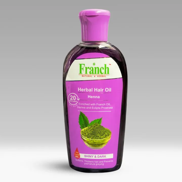 Franch Henna Herbal Hair Oil 200mL | Lazada