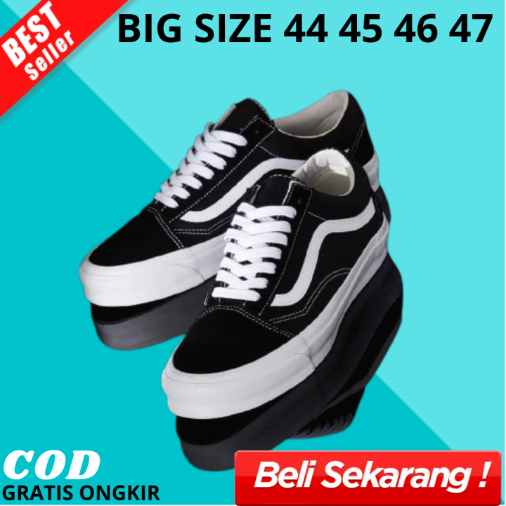 SEPATU SNEAKERS BIG SIZE TERBARU | SEPATU UKURAN BESAR 44 45 46 47 ...