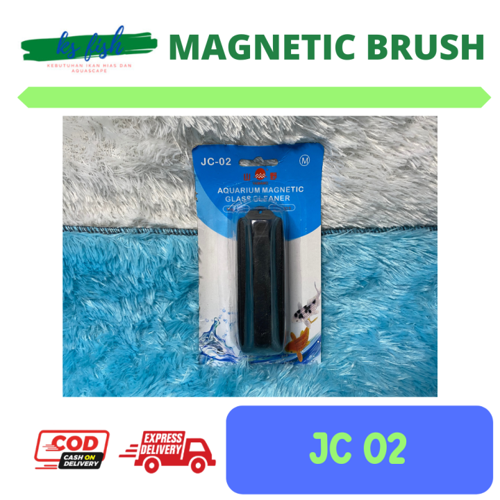 Yamano JC 02 Medium Magnet Pembersih Kaca Aquarium Aquascape Magnetic | Lazada Indonesia