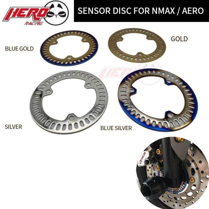 🇹🇭Titanium Sensor Disc For Nmax / Aerox Gold 2tone Yayamanin Made IN ...