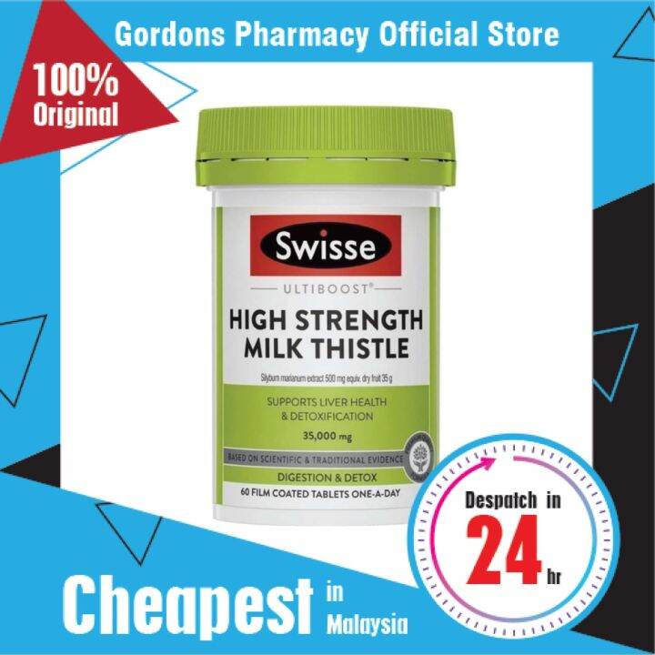 Swisse High Strength Milk Thistle 60 Tablets | Lazada