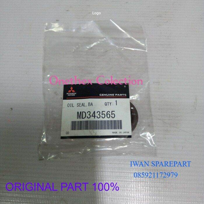 Oil Seal balancer kiri L300/Triton/Pajero Original Mitsubishi MD343565 ...