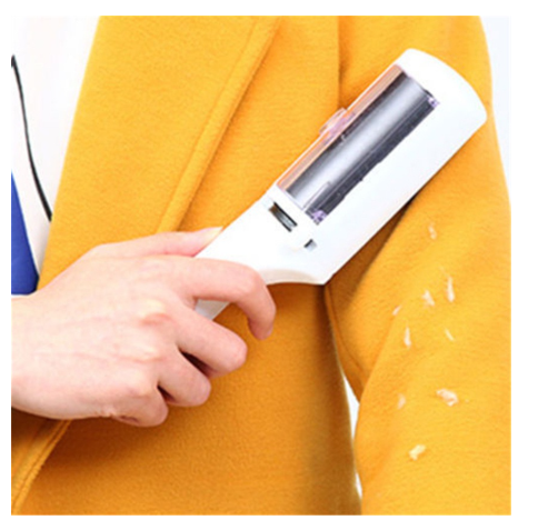 Lint Brush Remover Cleaner Rotating Reuseable Roller Fabric Hair Fur ...