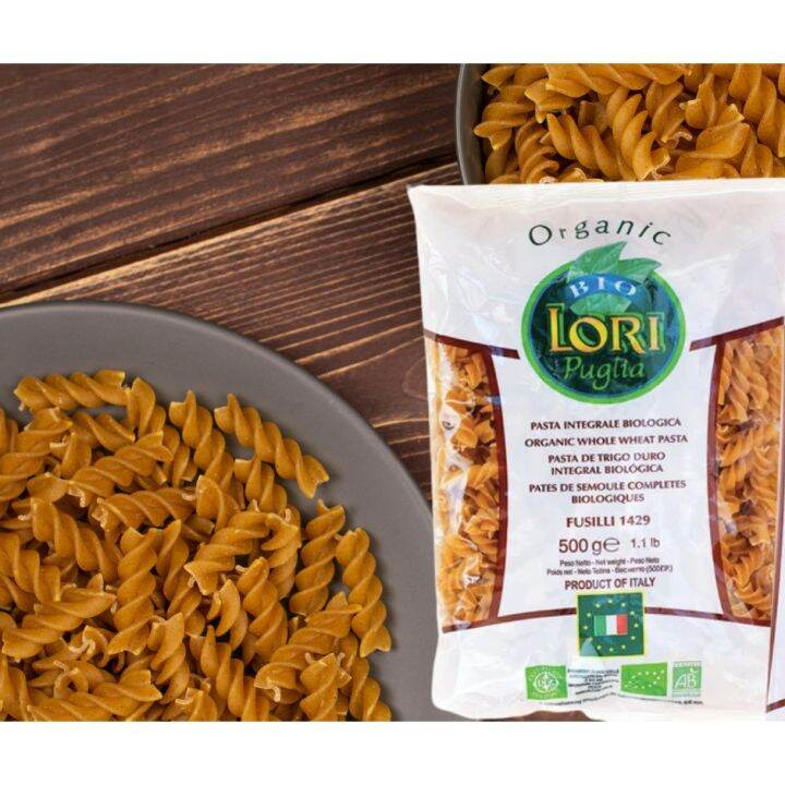 Pasta Lori Bio Lori Organic Whole Wheat Pasta Fusilli 500g | Lazada PH