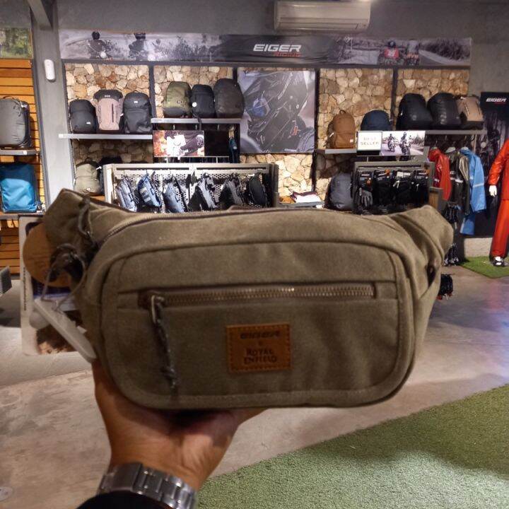 Tas Pinggang Eiger Original Royal Enfield Exre Leicester 3L - Green ...