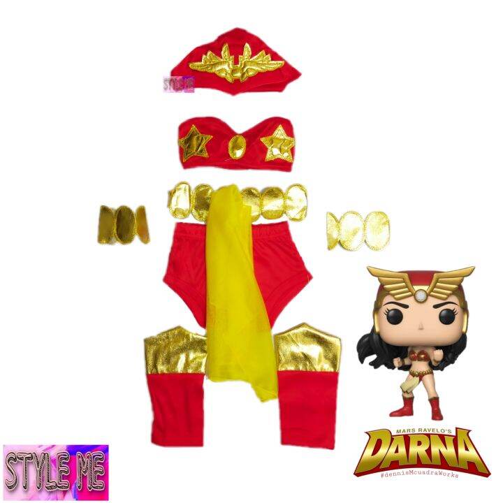 DARNA STRETCHABLE COSTUME FOR KIDS COMPLETE SET | Lazada PH