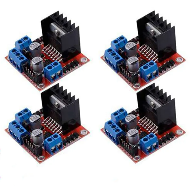 4Pcs L298N Motor Driver Controller Board Module Stepper Motor DC Dual H ...