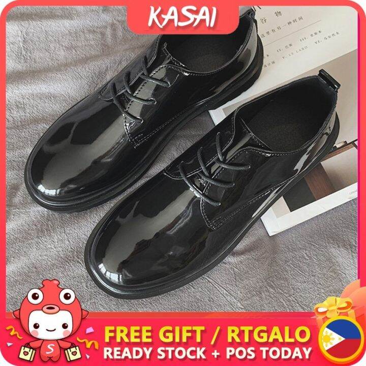 KASAI Shuta Black Security Guard Shoes Mens Utility Shoe Police Safety Shoes School Shoes COD ...