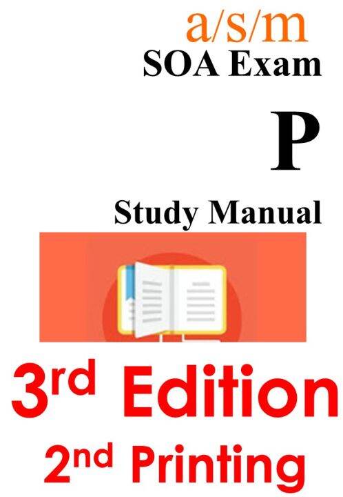 SOA Exam Study Manual P | Lazada