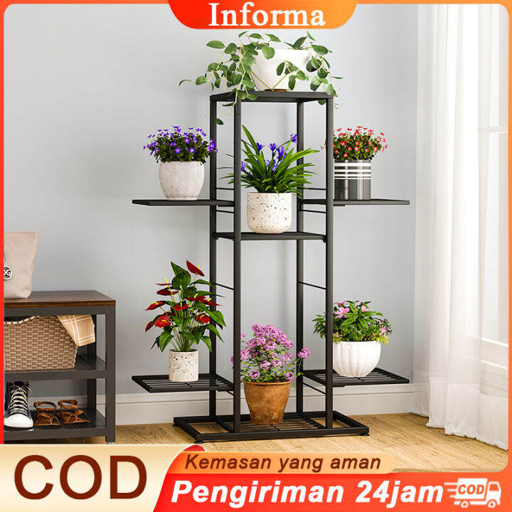 Informa Rak Tanaman Berdiri Bunga Lantai Rak Berdiri Lantai Balkon Rak ...
