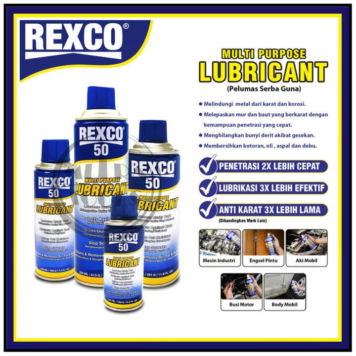 REXCO 50 Lubricant Pelumas Serbaguna Semua Ukuran | Lazada Indonesia