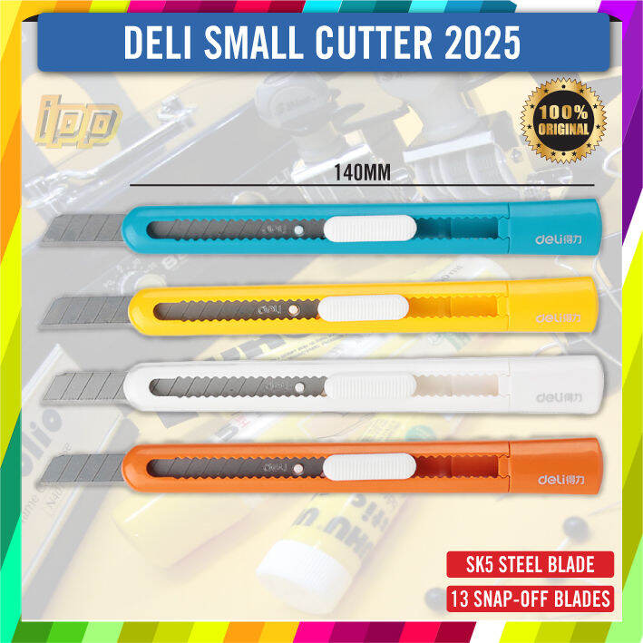 Deli Small Cutter 13 Snap-off Blades (2025) - Ready Stock | Lazada