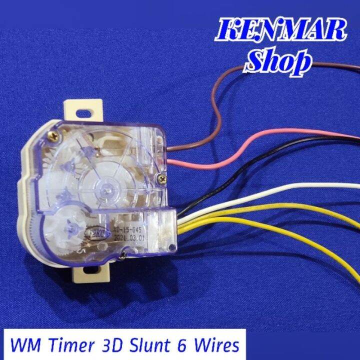TIMER FOR WASHING MACHINE 3D SLUNT 6 WIRES | Lazada PH
