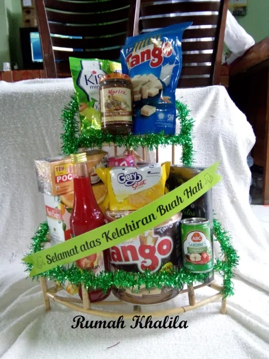 BEST PRODUCT Parcel Makanan Free Slempang Ucapan Selamat atas Kelahiran ...